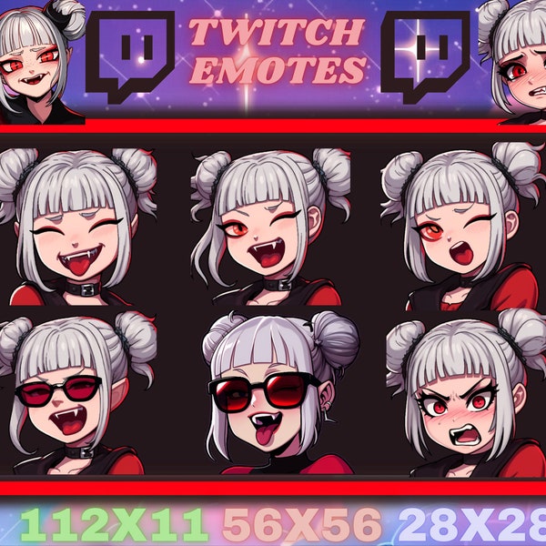 Goth Girl Emotes - Etsy