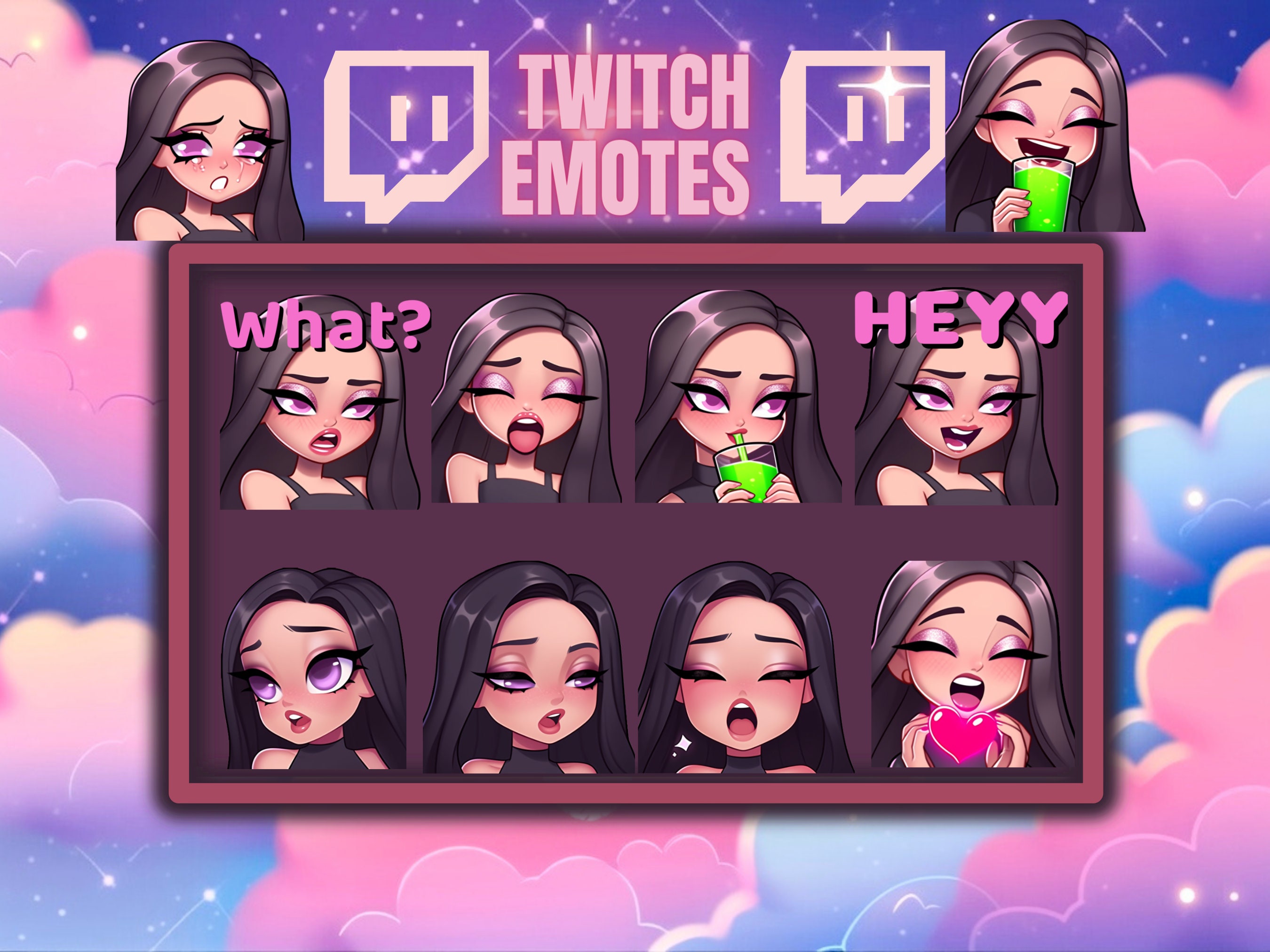 Custom Emotes turn Your Self Into a Emote x - Etsy