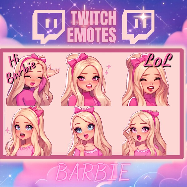 Barbie and Ken Emotes - Etsy