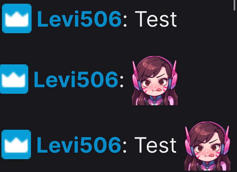 Dva Overwatch Twitch Emotes - Etsy