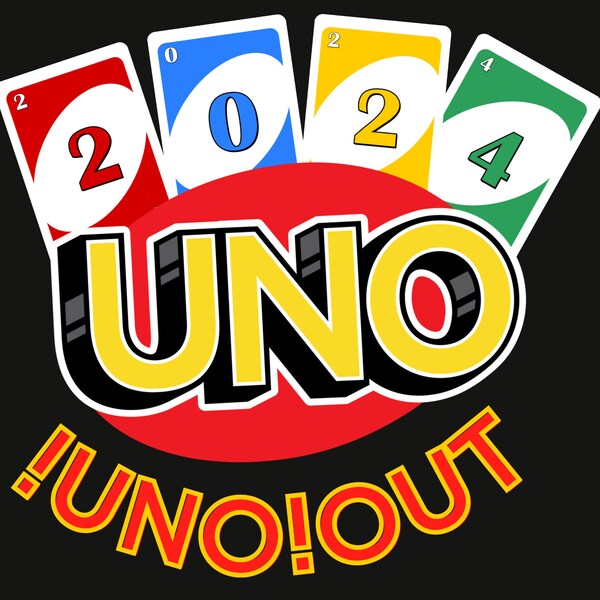Uno Out Svg - Etsy