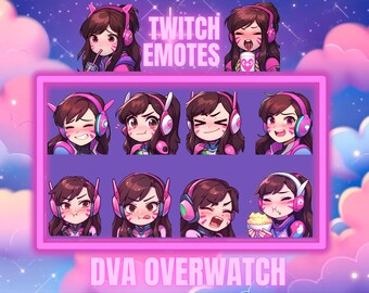 Overwatch 2 / D.VA 23 Emotes / D.VA Emotes / Overwatch 2 Emotes ...
