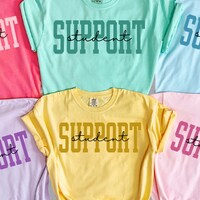 Retro Student Support Team Shirt, Student Support Crew Women Tshirt ...