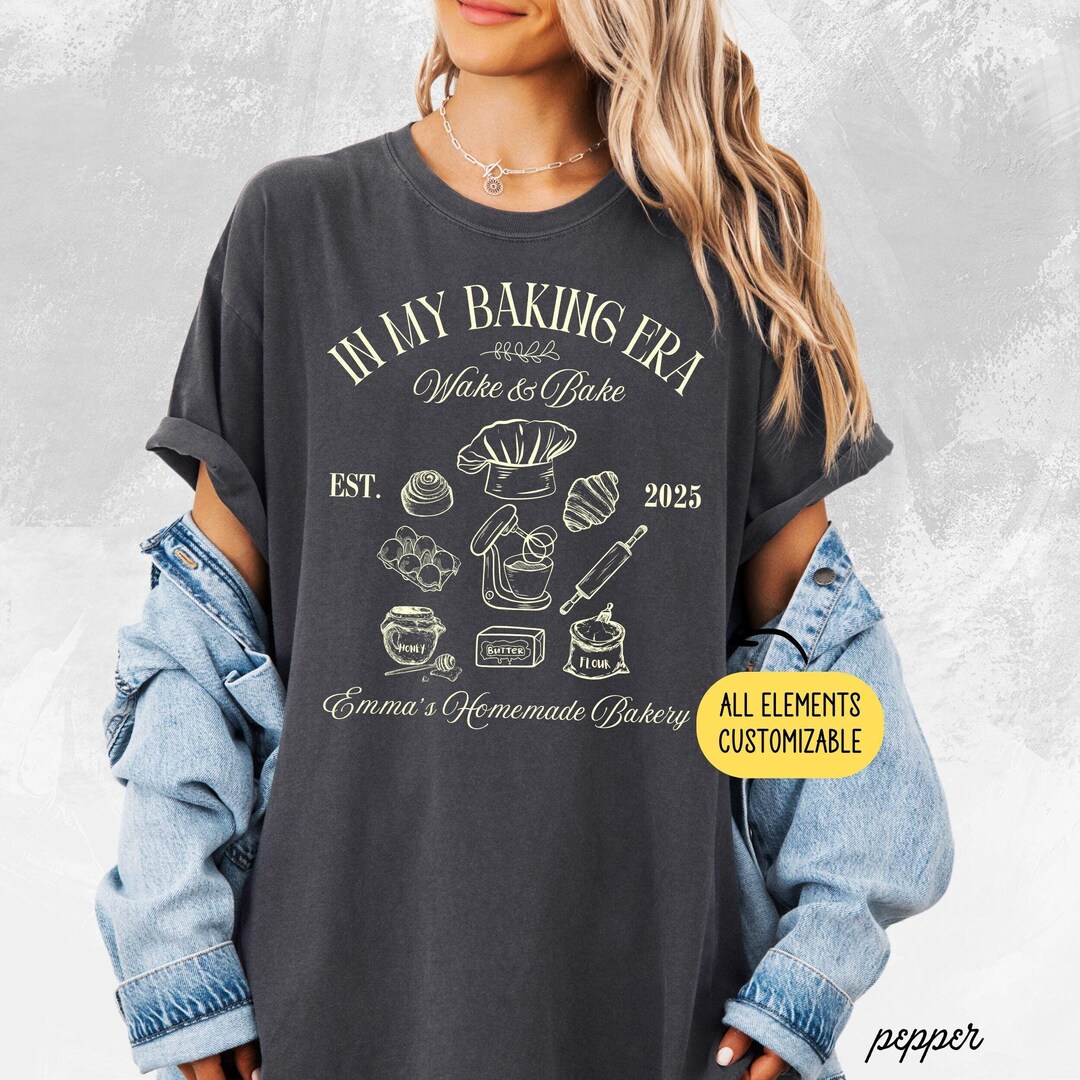 Personalized Sourdough Bread Shirt in My Sourdough Era Shirt Gift ...
