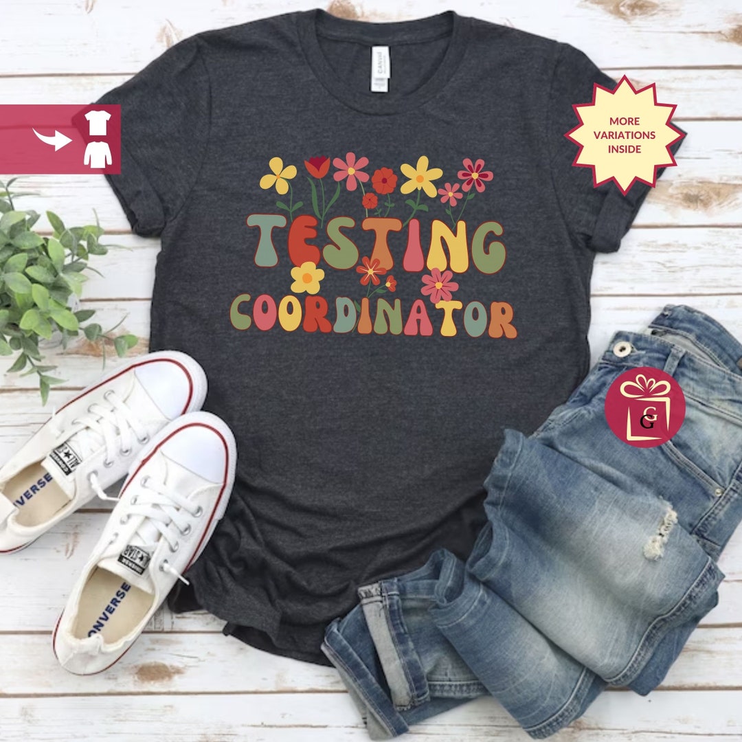 Testing Coordinator Shirt State Testing Tshirt Test Day Tee Testing ...