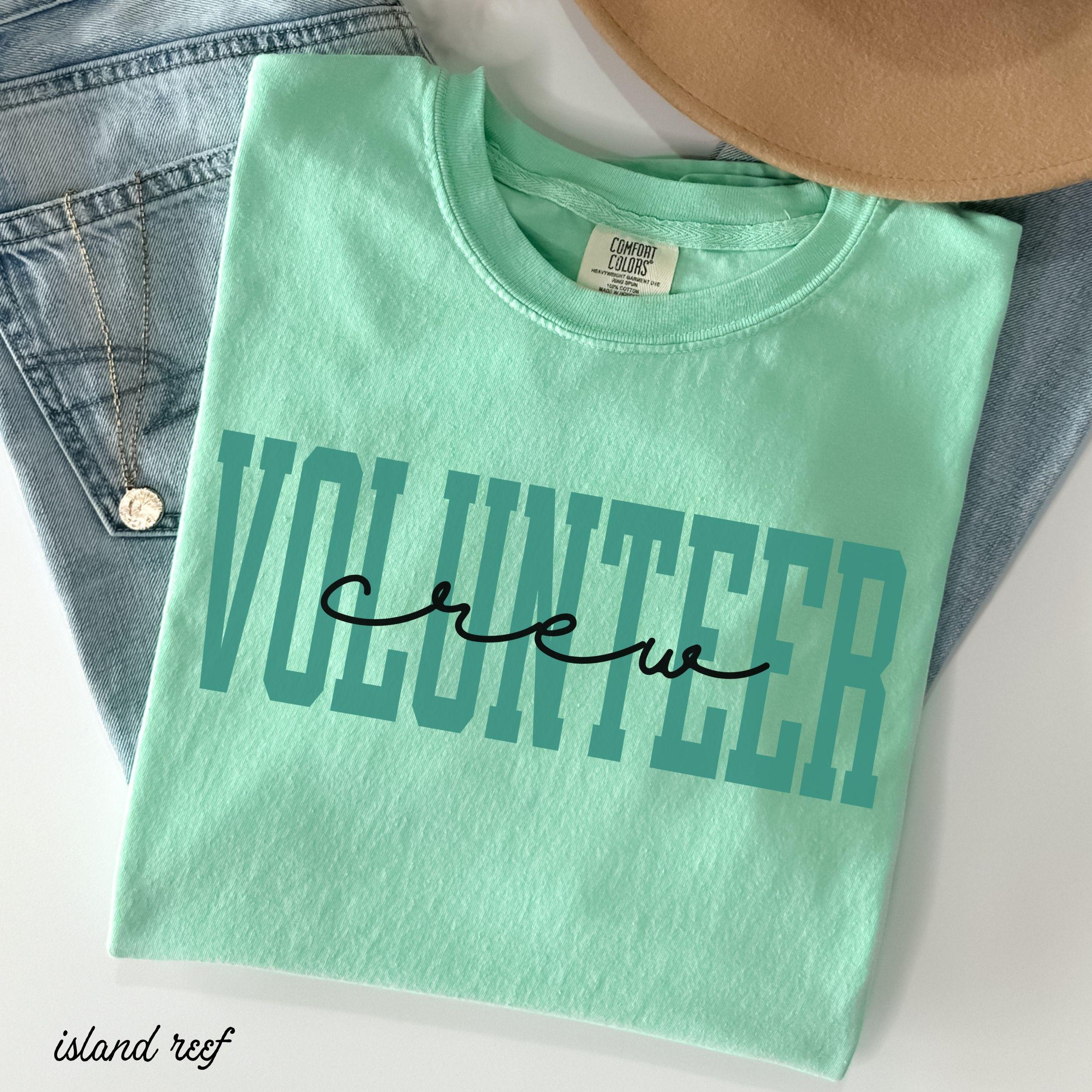 Volunteer Shirt Volunteer Gift Social Worker Tee Volunteer Crew School ...