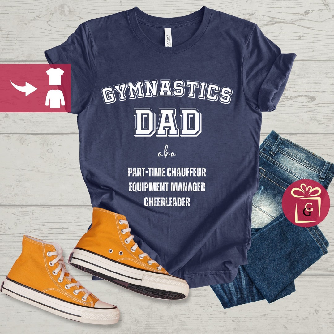 Gymnastics Shirt Dad Gymnastics Daddy Gift Gymnastics Father Tshirt ...