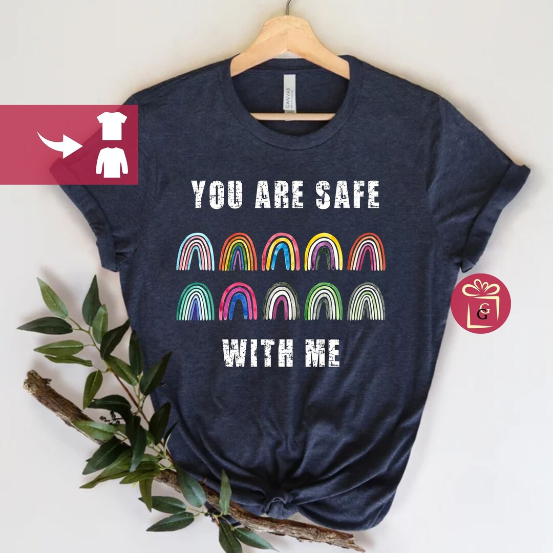 Pride Ally Shirt LGBTQ Flags Ally T Shirt LGBT Support Outfit LGBTQIA ...