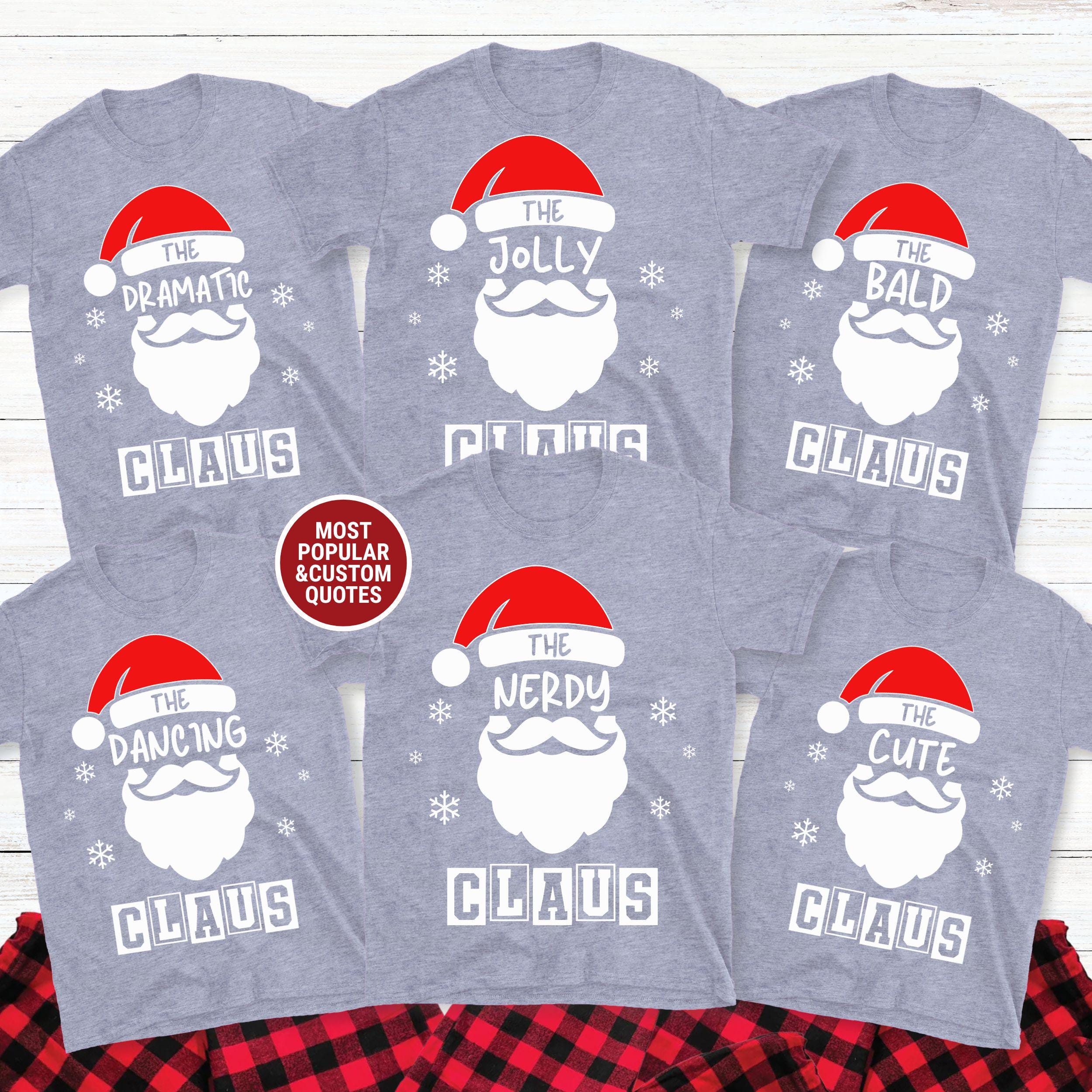 Family Claus Christmas Shirts, Matching Family Christmas Tees, Mama ...