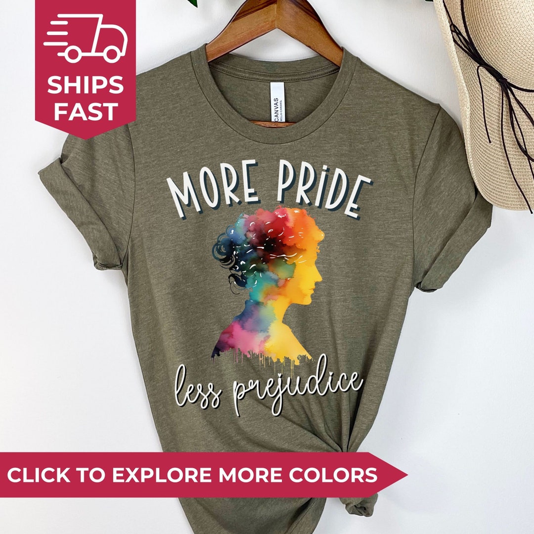 More Pride Less Prejudice LGBTQ+ Pride Equality T-shirt - Etsy