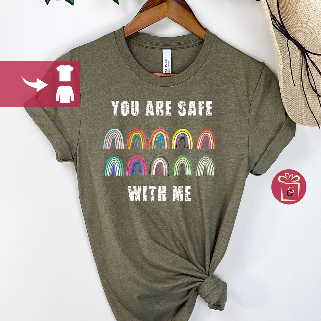 Pride Ally Shirt LGBTQ Flags Ally T Shirt LGBT Support Outfit LGBTQIA ...