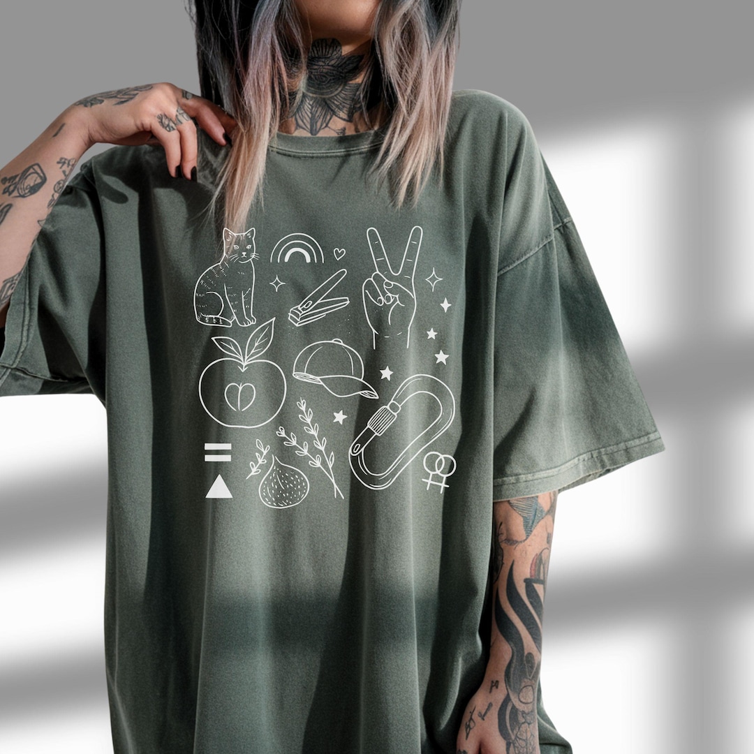 Subtle Lesbian Shirt Sapphic Tee Wlw Gift Iykyk Lesbian Tshirtcomfort ...
