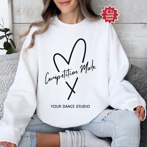 Custom Dance Sweatshirt, Competition Mode Sweatshirt, Dance ...