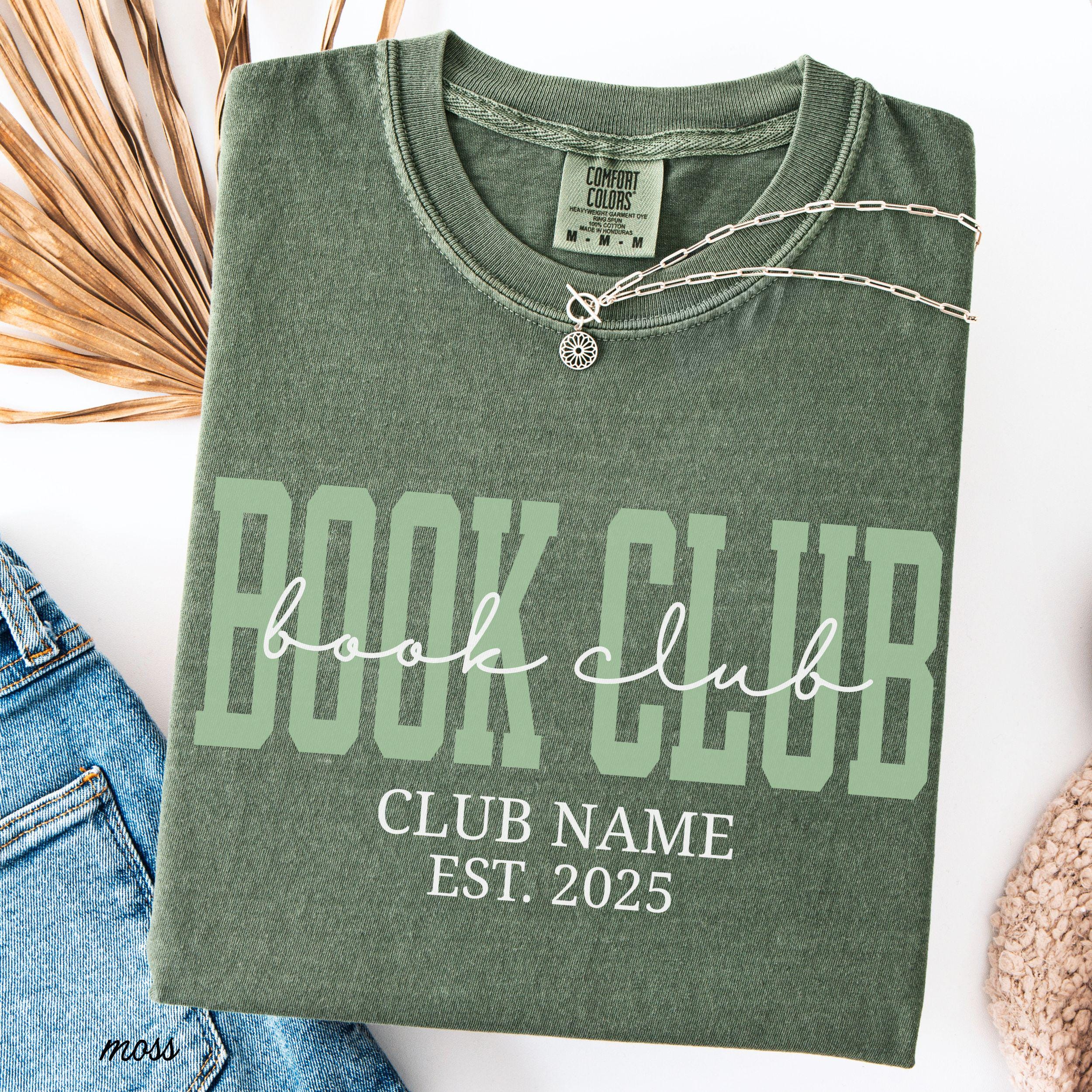 Book Club Personalized Shirts Custom Bookish Shirt Personalized Gift ...