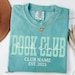 Book Club Personalized Shirts Custom Bookish Shirt Personalized Gift ...