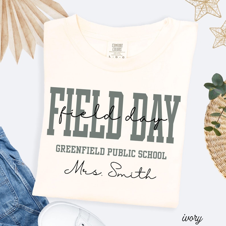 Field Day Shirt Personalized School Field Day Tee Custom Teacher Field ...