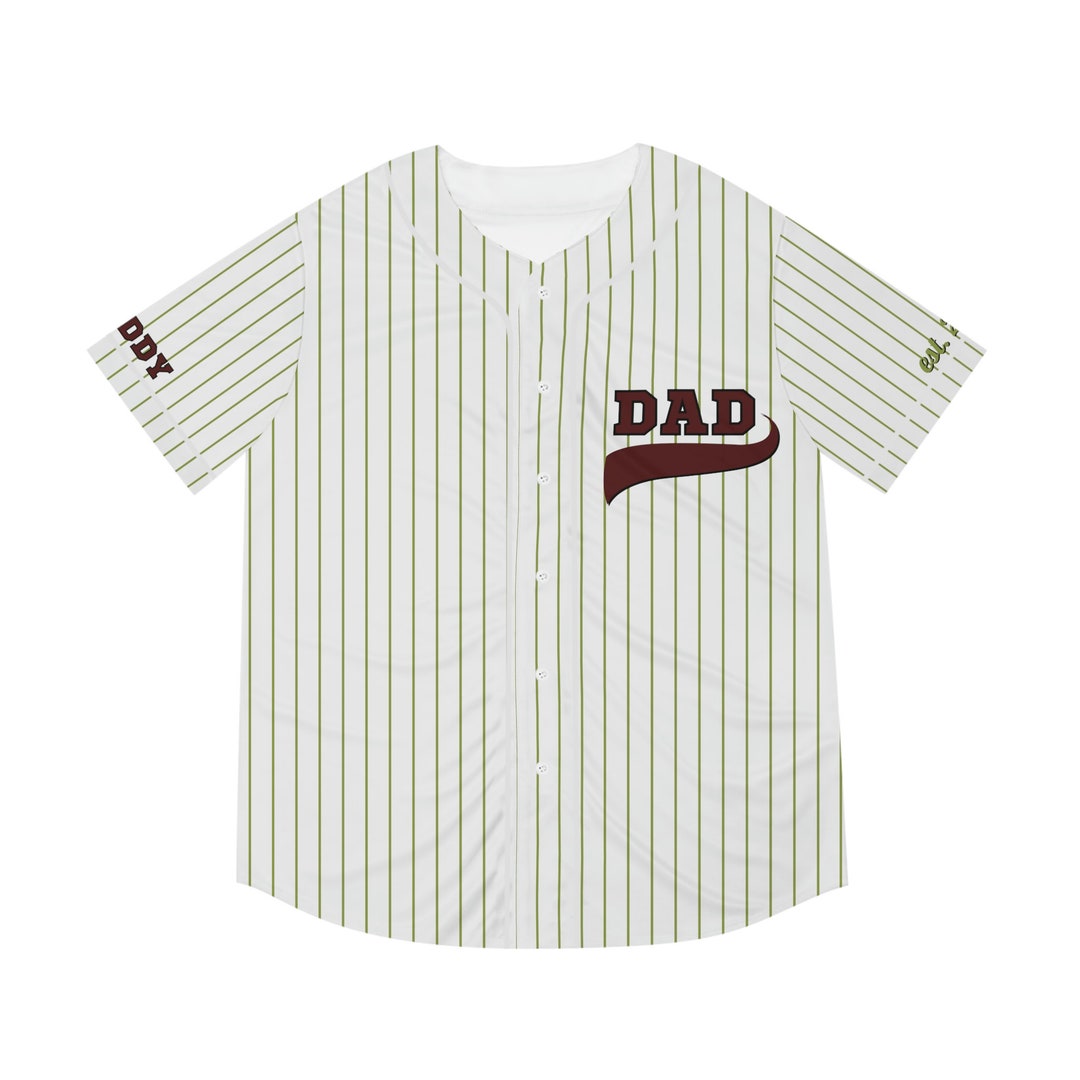 DAD JERSEY Men's Baseball Jersey 1 Daddy New Dad Gift Father's Day Gift ...