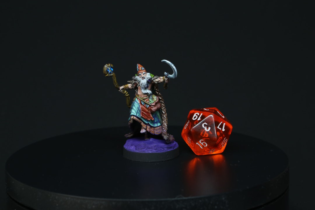 Painted Miniature | Janky Jenkins | Dnd Druid - Etsy