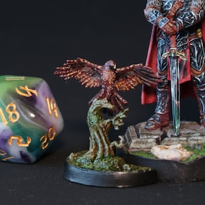 Painted Animal Companion Hawk / Dnd and RPG Miniature - Etsy