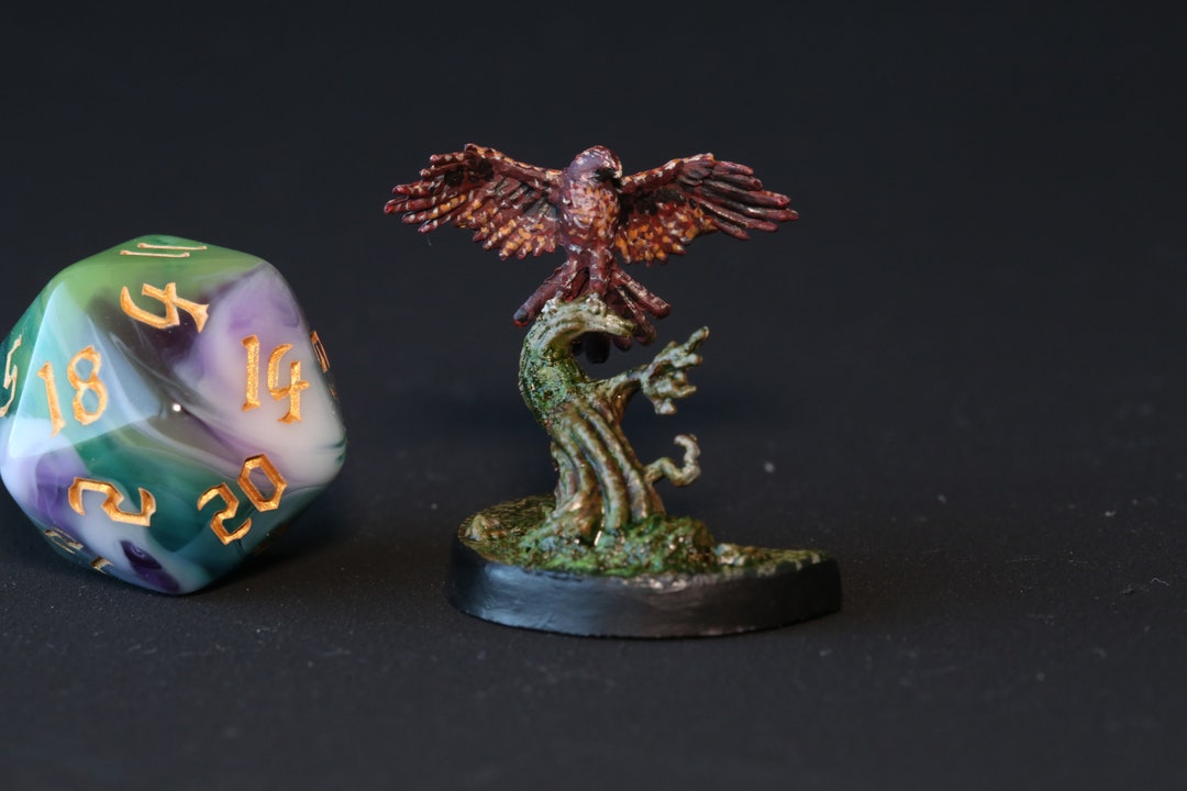 Painted Animal Companion Hawk / Dnd and RPG Miniature - Etsy