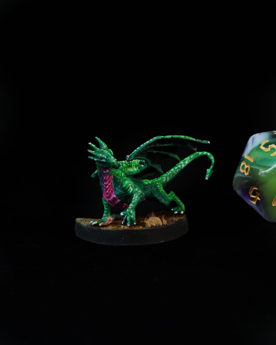 Painted Dnd Dragon Pet / Familiar / Animal Companion - Etsy