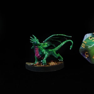 Painted Dnd Dragon Pet / Familiar / Animal Companion - Etsy