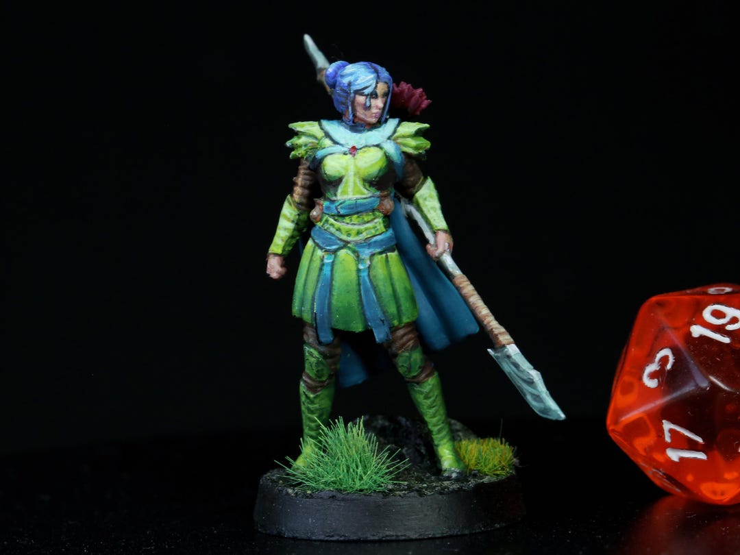 Drow Ranger| Dungeons and Dragons | Painted Miniature - Etsy