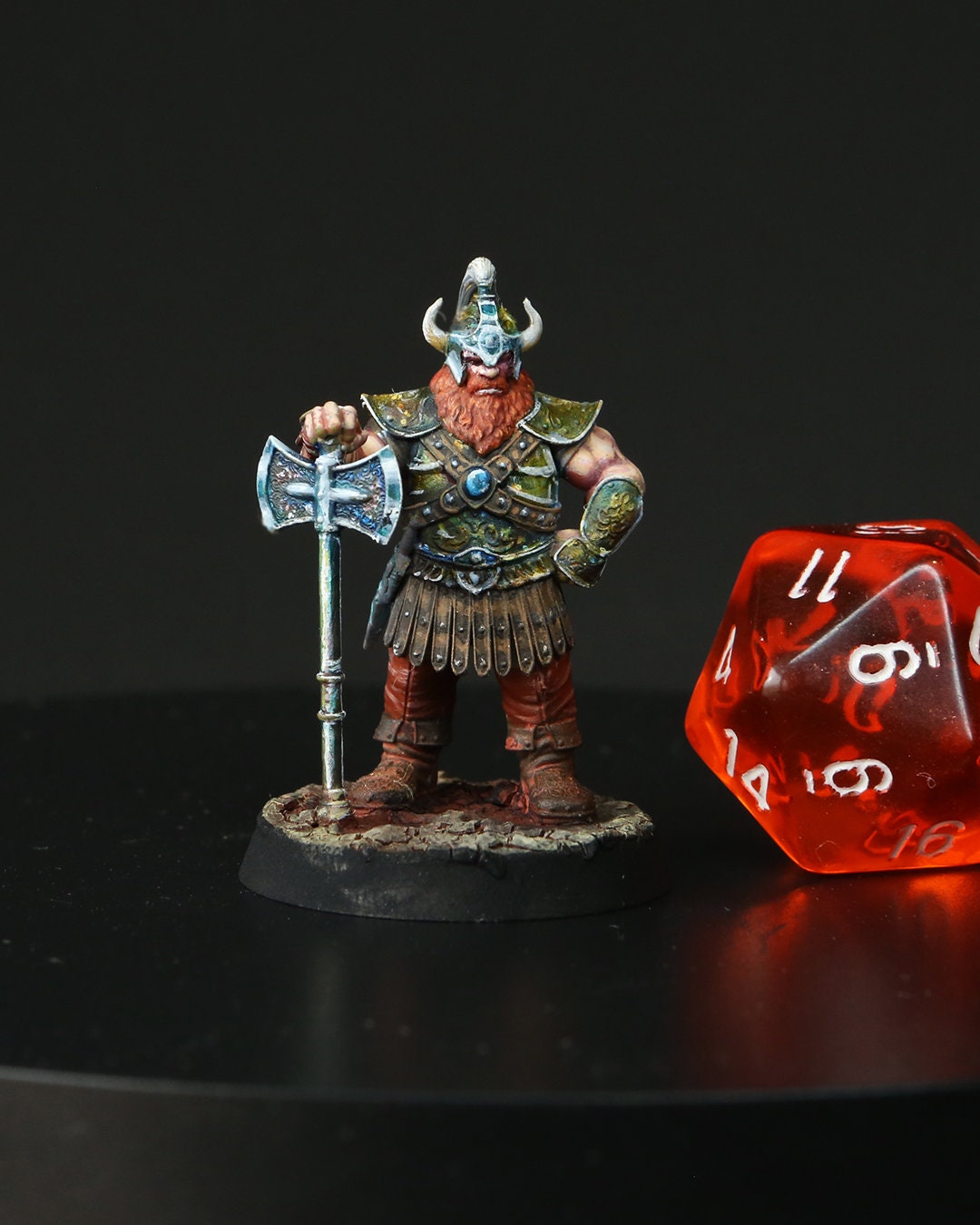 Painted Miniature | Dwarf | Fighter - Etsy