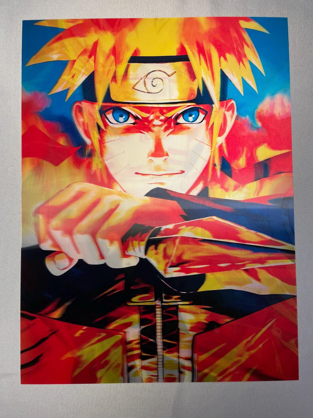 3D Poster Naruto - Etsy