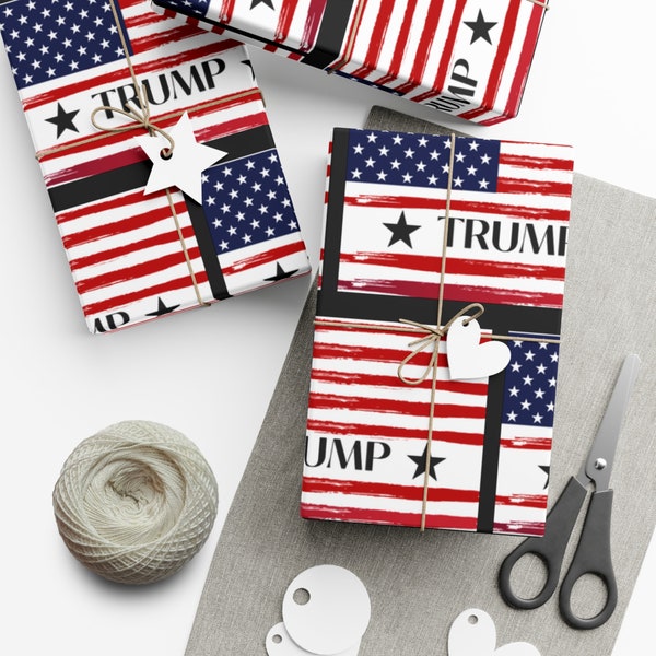 Trump Wrapping Paper - Etsy