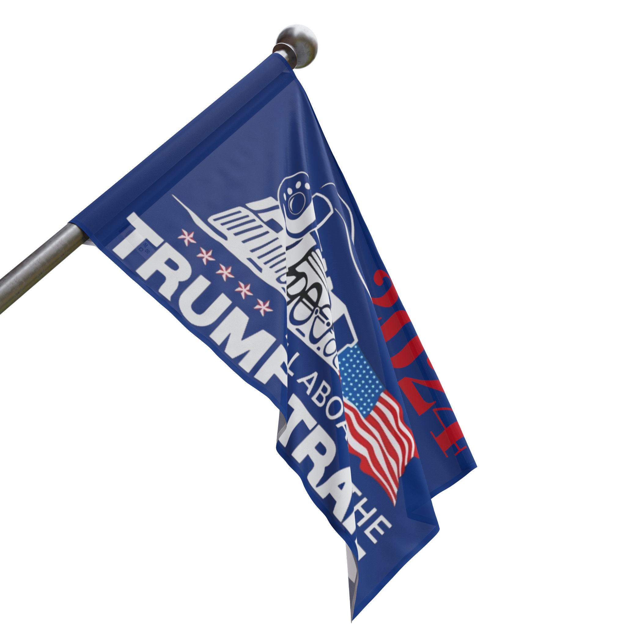 All Aboard the Trump Train Flag (one Sided) - Etsy