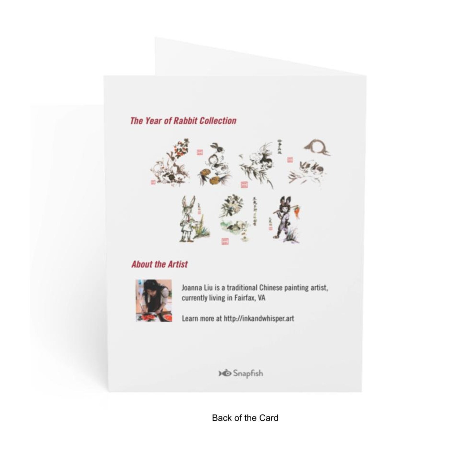 Hundred Years of Harmony Lunar New Year Rabbit Greeting Card - Etsy