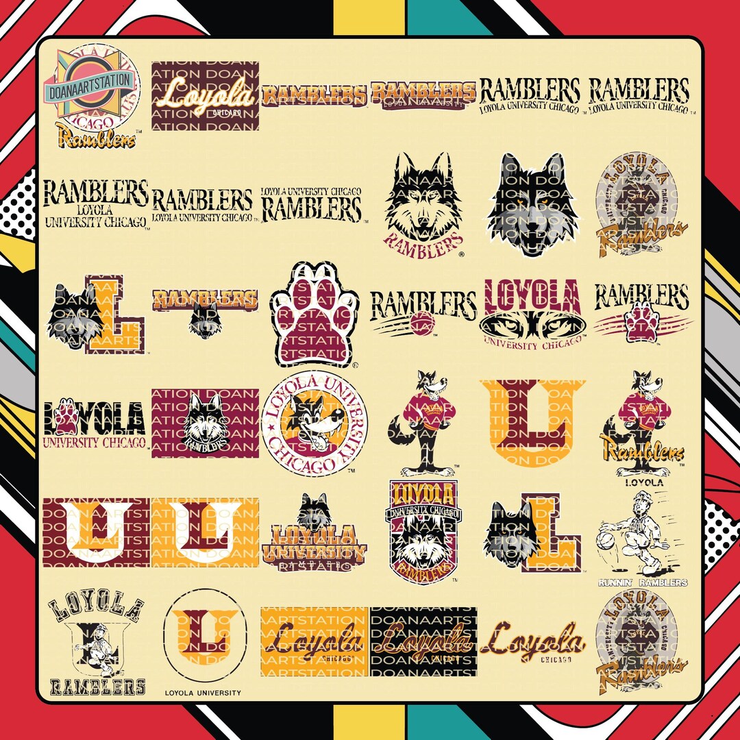 School Spirit SVG, Chicago University PNG, Loyola Ramblers SVG ...