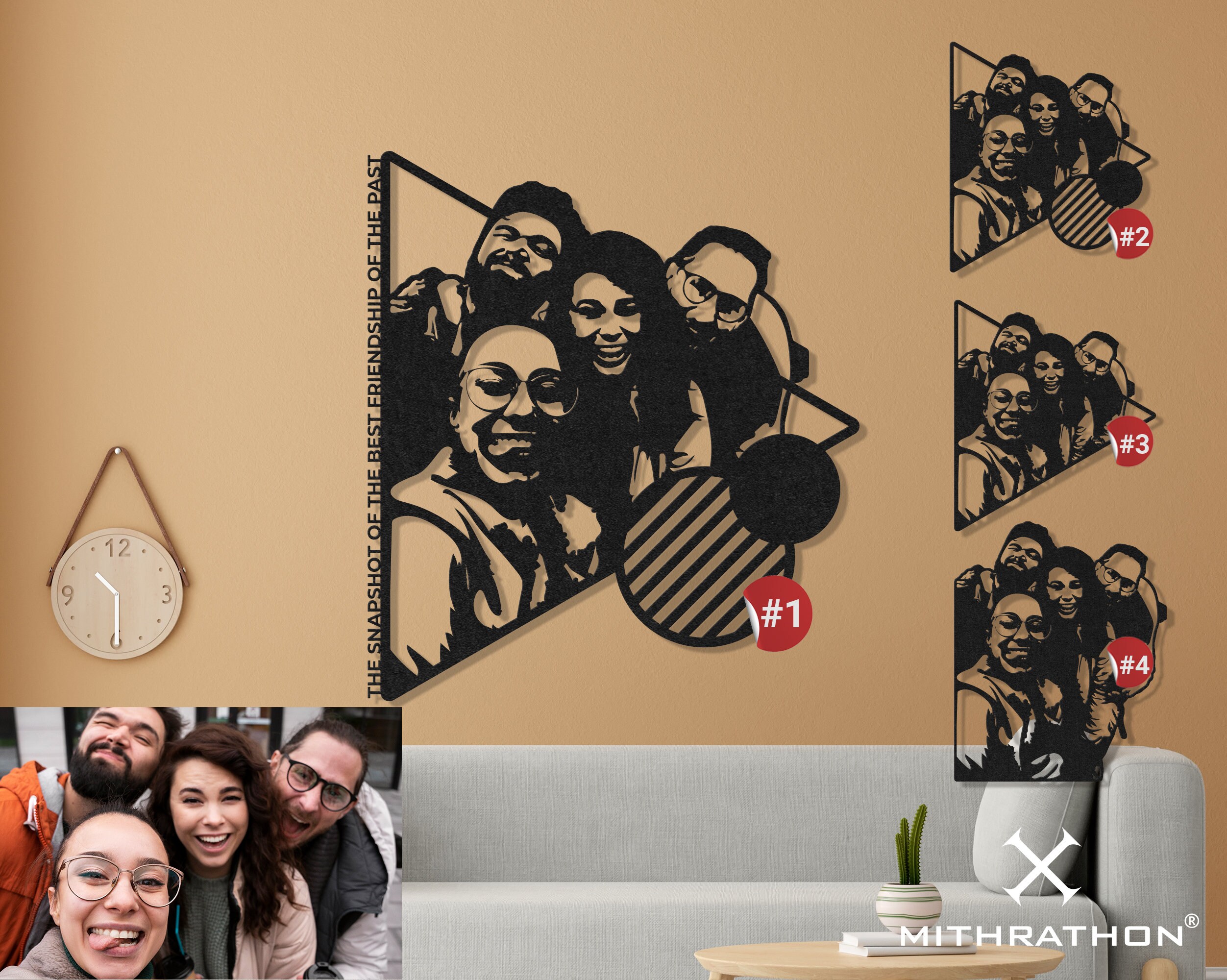 Personalized Modern Wall Art Decor Custom Metal Wall Art Gift Ideas for ...