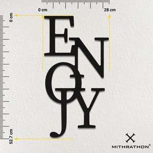 ENJOY Metal Wall Decor - With a Modern Design is a Perfect Gift Idea ...