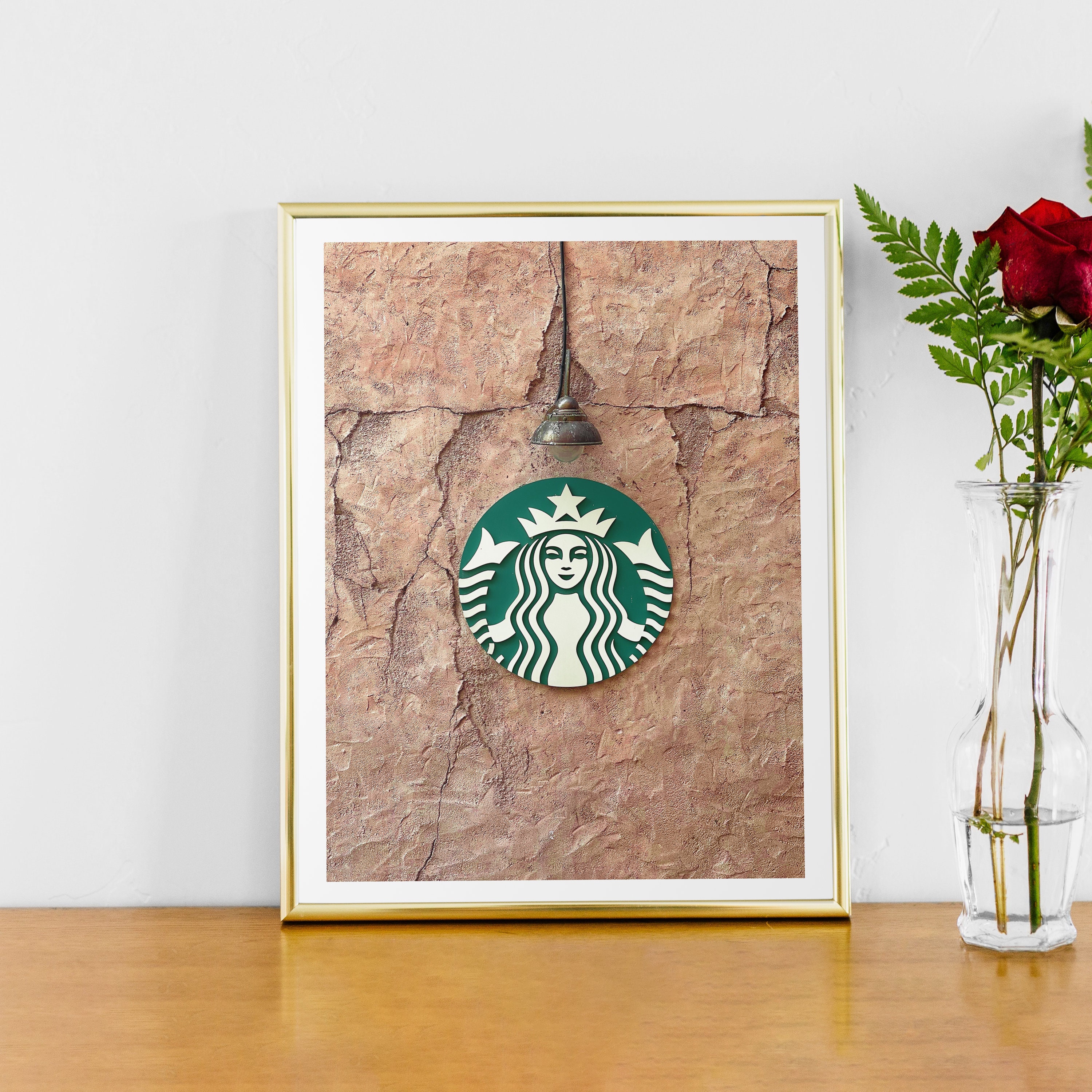 Starbucks Coffee Logo Print Poster, Coffee Poster for Bar, Coffee Shop ...