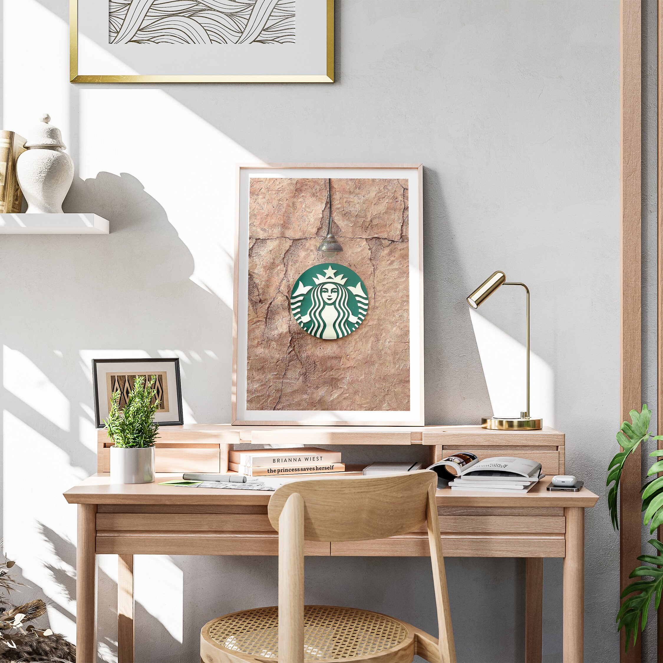 Starbucks Coffee Logo Print Poster, Coffee Poster for Bar, Coffee Shop ...