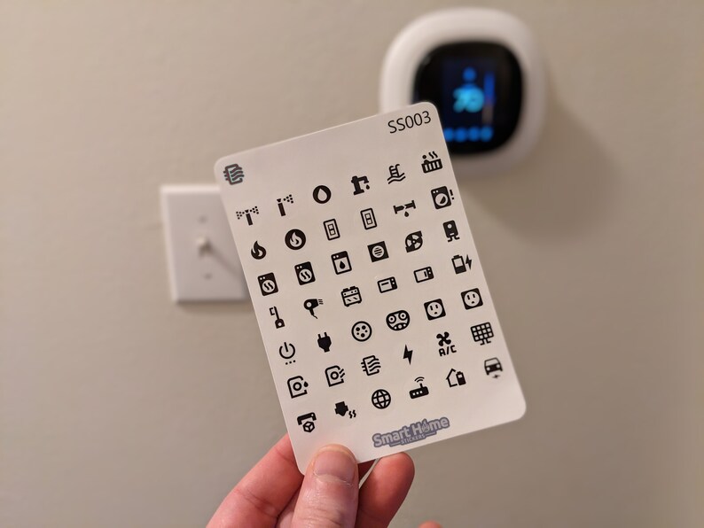 Smart Home Stickers Utility & Appliance Pack - Etsy