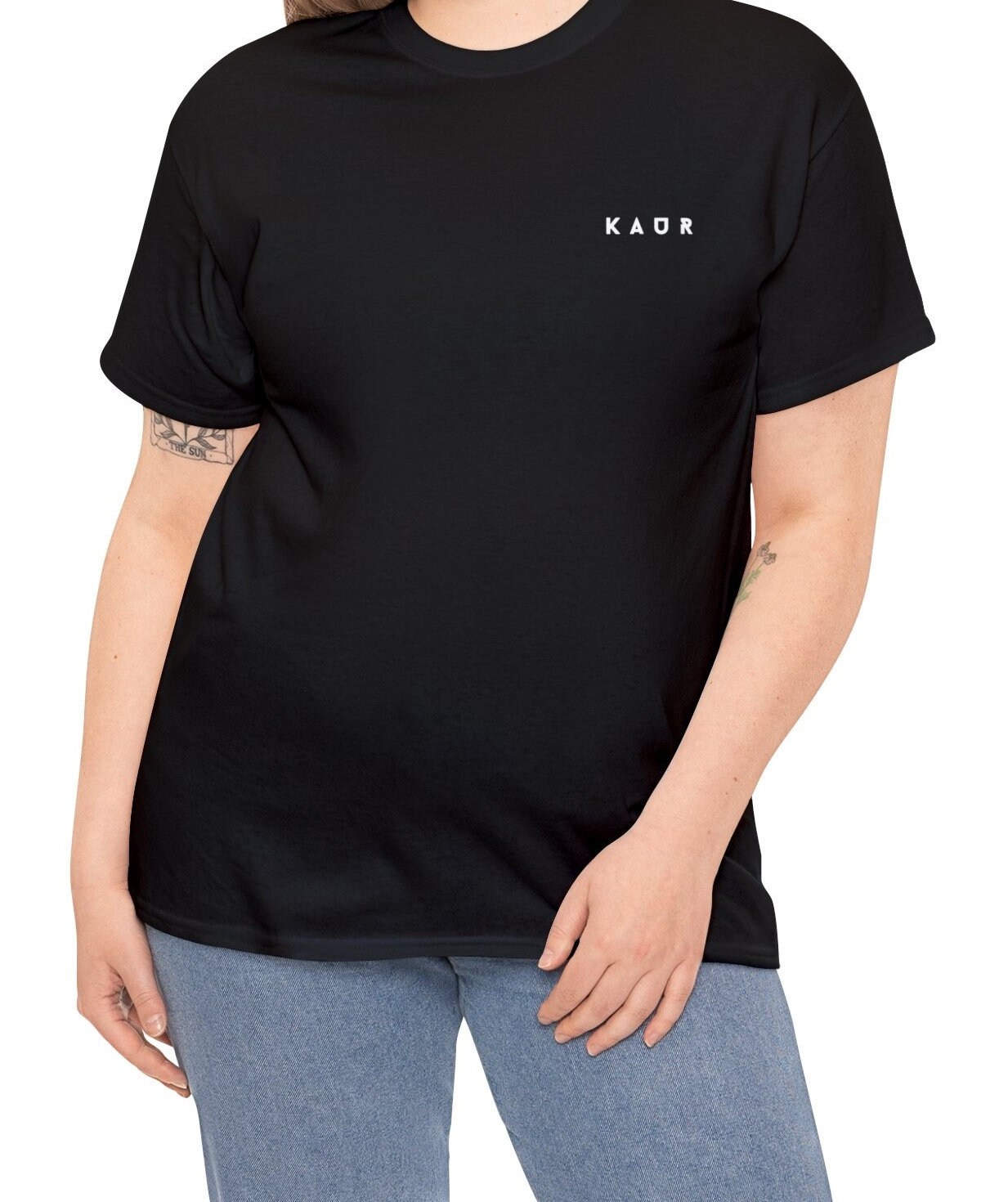 Kaur Sherni Front Back Punjabi T Shirt Heavy Cotton Tee - Etsy