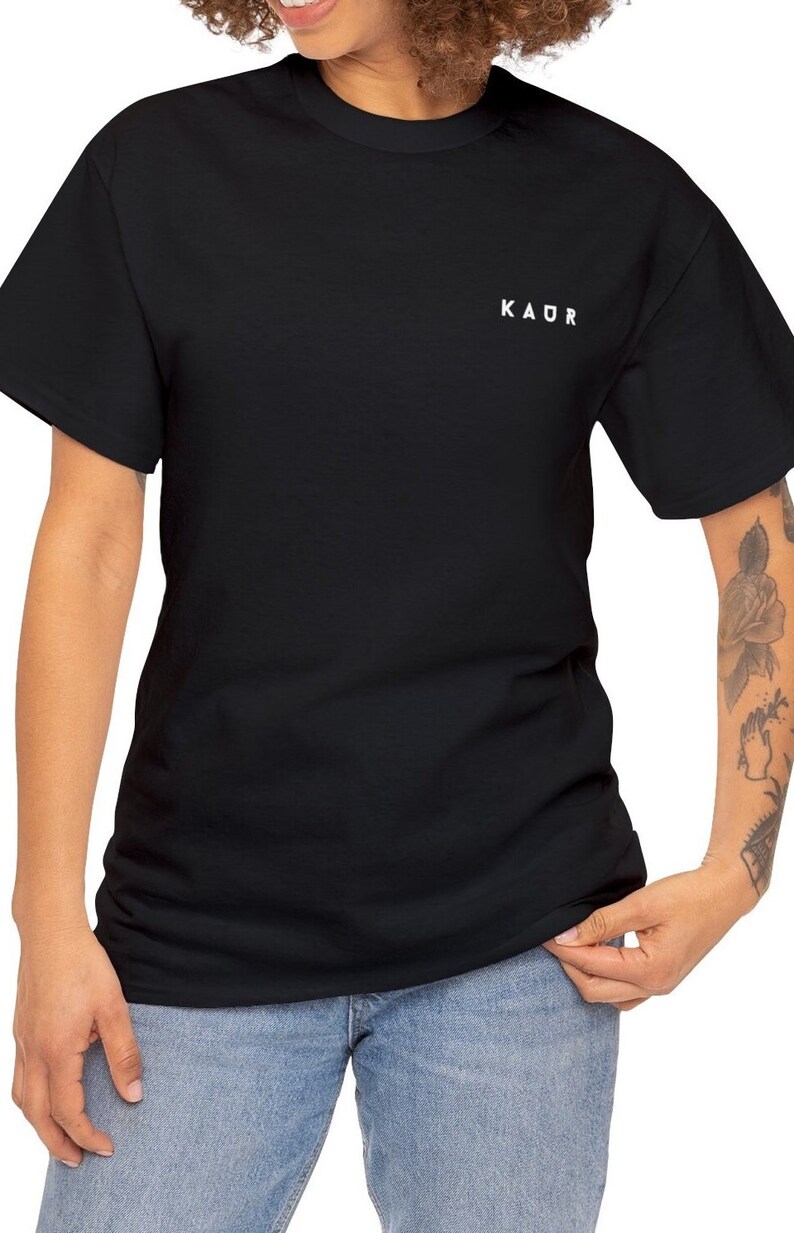 Kaur Sherni Front Back Punjabi T Shirt Heavy Cotton Tee - Etsy