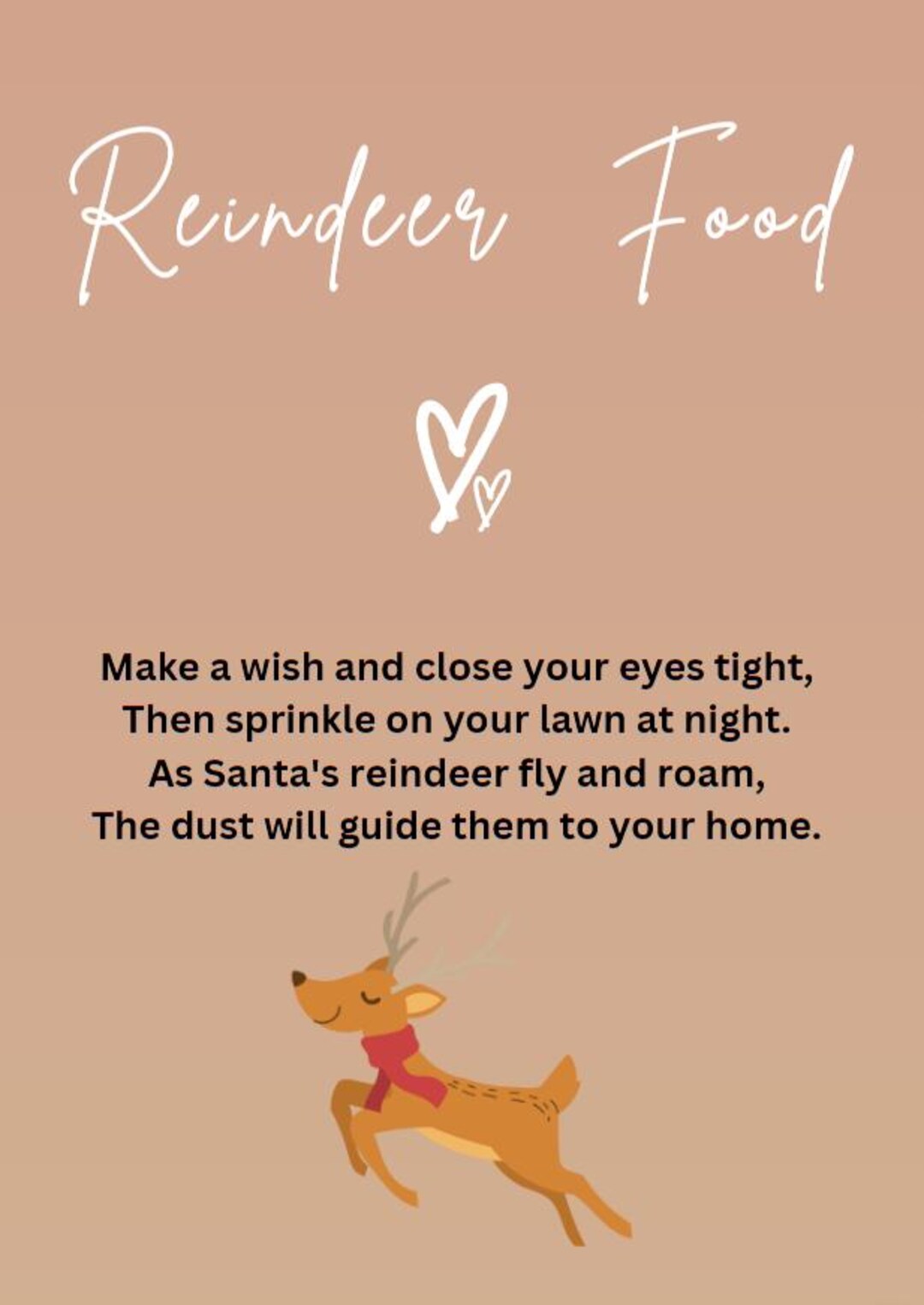 Reindeer Food Christmas Eve Box Filler Xmas Traditions Wildlife ...