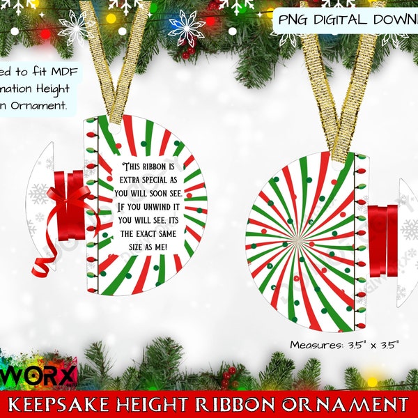 Height Poem Ornament - Etsy