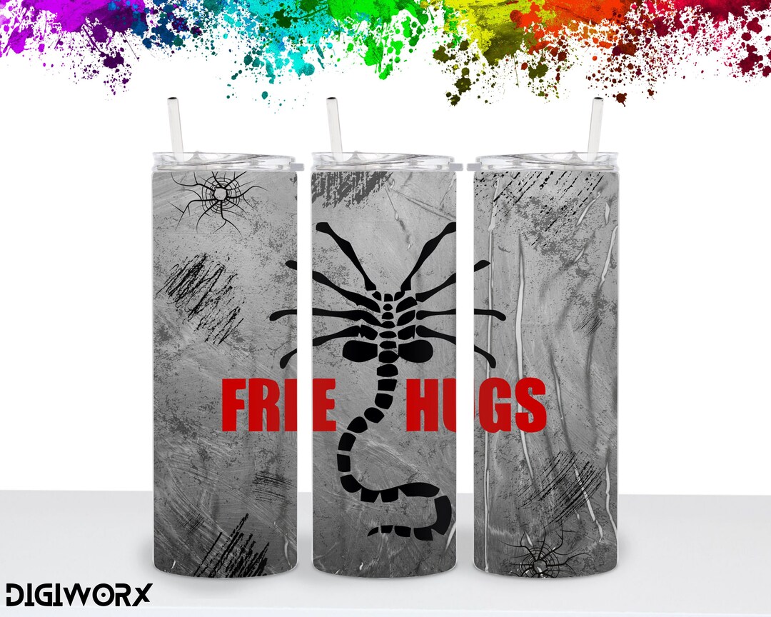 ALIEN XENOMORPH 20oz Tumbler Wrap, ALIENS Tumbler Wrap Png, Alien Movie ...