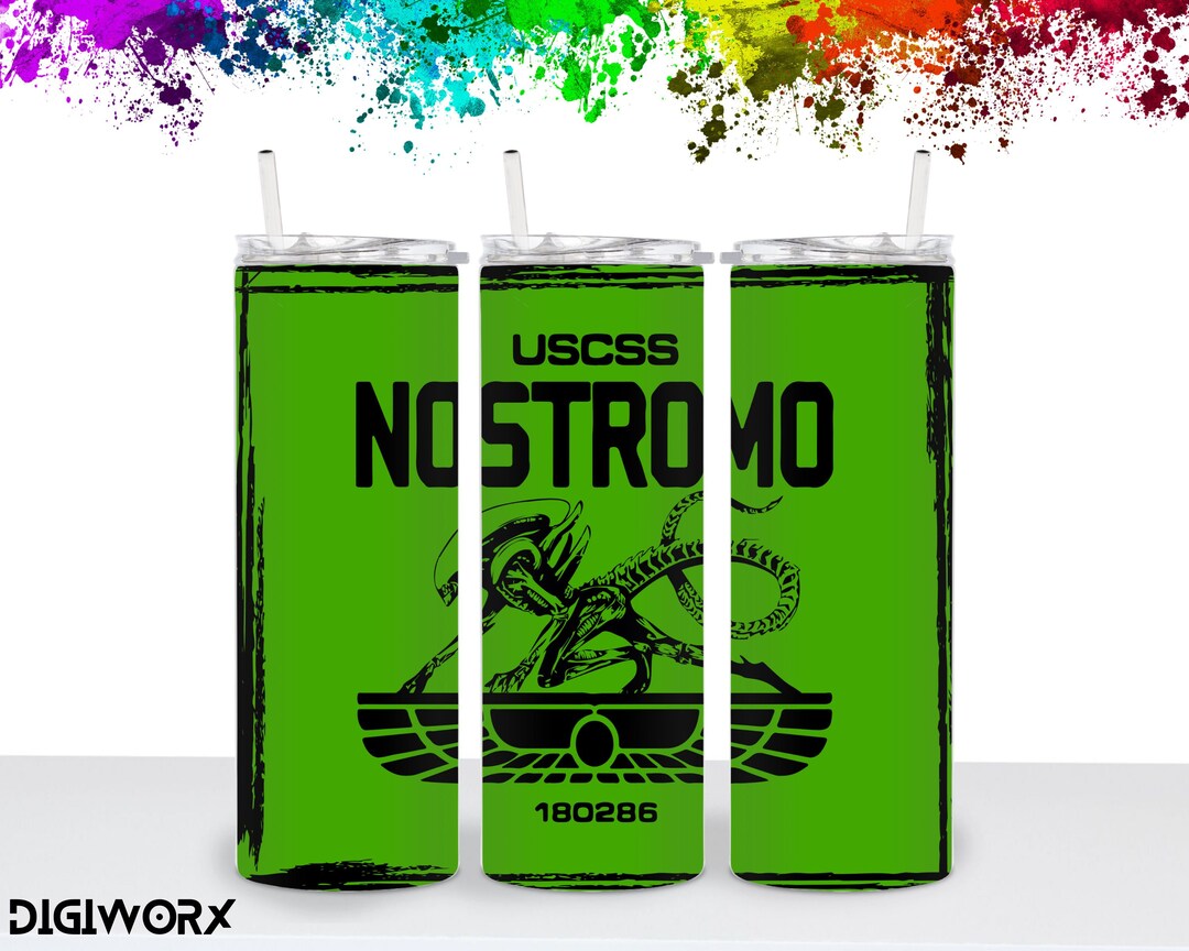 ALIEN XENOMORPH 20oz Tumbler Wrap, ALIENS Tumbler Wrap Png, Alien Movie ...