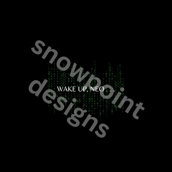 Wake up Neo Matrix Tshirt - Etsy
