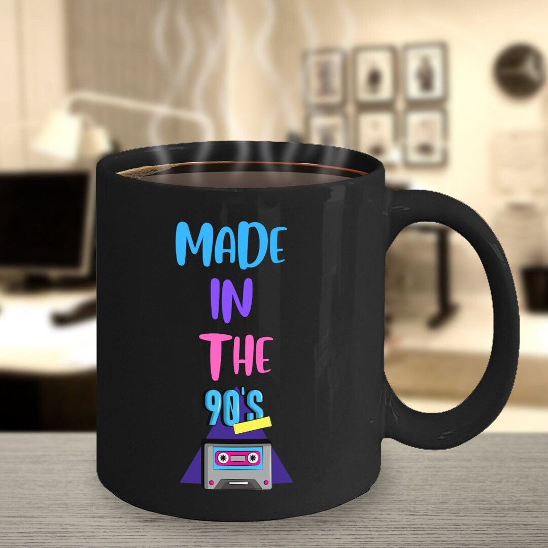 Born in 90's Gift Idea, Retro Beatbox 90's Gift Mug, Fun Gift Idea for ...