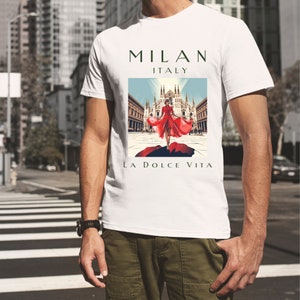 Milan Shirt, Italian Trendy T-shirt, Milano Cute Shirt, Stylish Italy ...