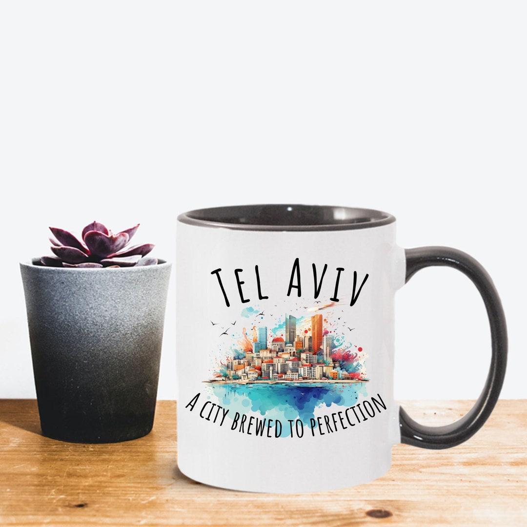 Tel Aviv Mug, Tel Aviv Gift Idea, Tel Aviv Cup, Tel Aviv Lover Gift ...