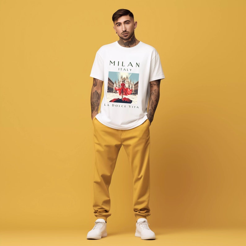 Milan Shirt, Italian Trendy T-shirt, Milano Cute Shirt, Stylish Italy ...