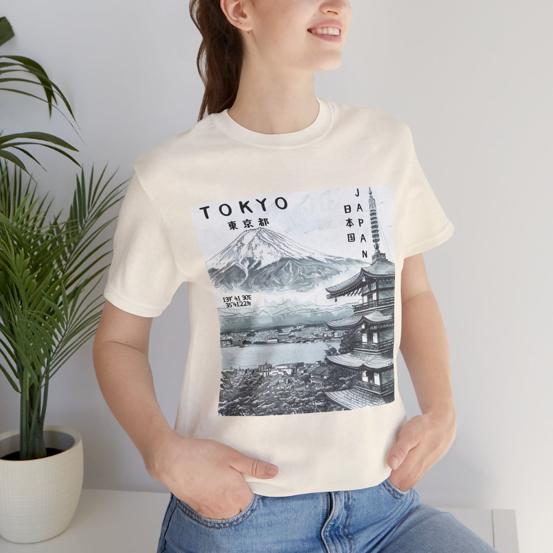 Tokyo City Japan Travel Shirt, Travel to Japan Tee, Tokyo Souvenir Tee ...